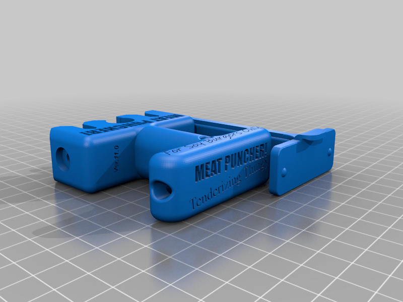 🍖 MEAT PUNCHER The hand held meat tenderizer thingy!・Free 3D File for ...