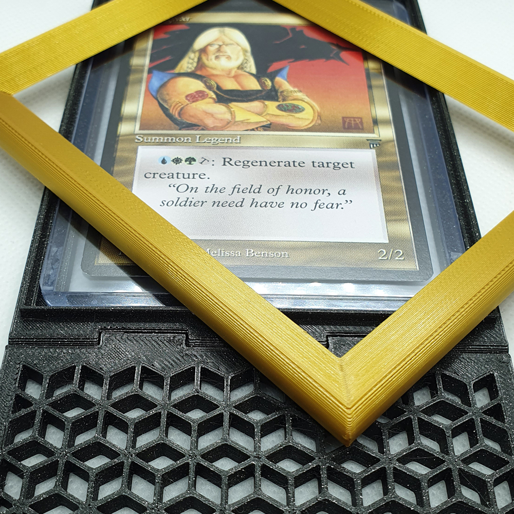 STL file Game card frame with Toploader 🖼️ ・Design to download and 3D ...