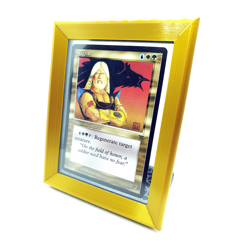 STL file Game card frame with Toploader 🖼️ ・Design to download and 3D ...