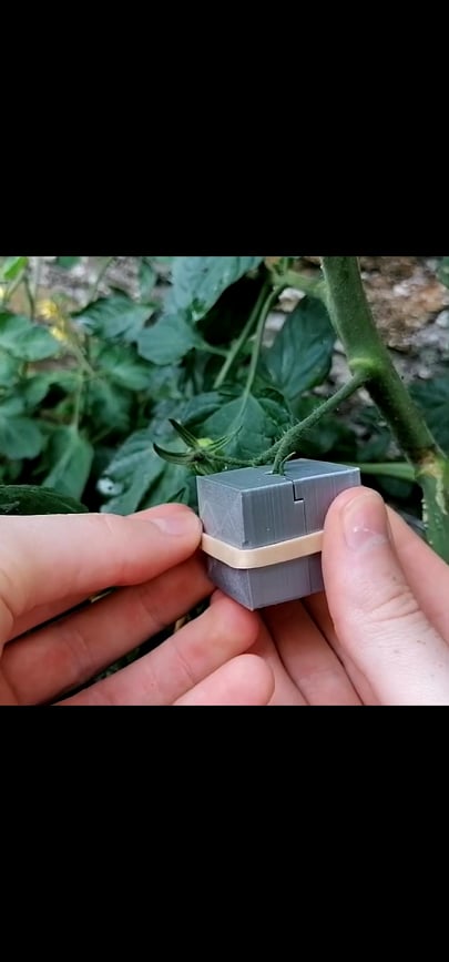 🟪 Square Tomato Mould・Free STL File for ・Cults