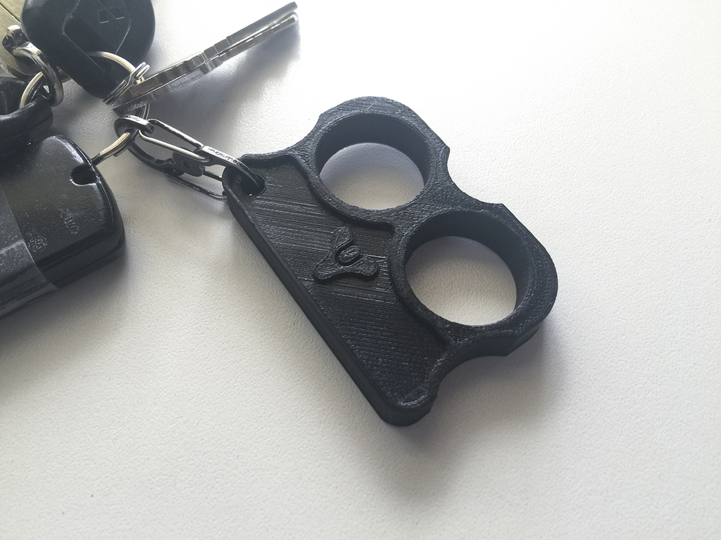 🗝️ Destiny Knuckle Duster Keychain・Free 3D File for ・Cults