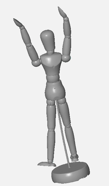 🧑‍🎨 Artist model mannequin・ STL File for ・Cults