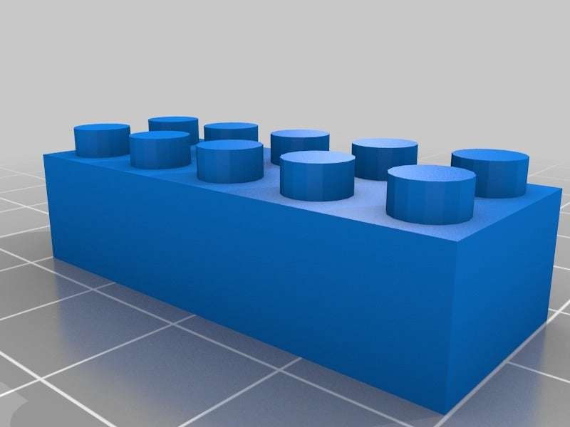 🧱 Parametric Lego-Style Bricks・Free STL File for ・Cults