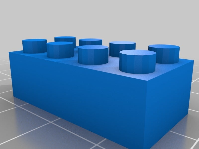 🧱 Parametric Lego-Style Bricks・Free STL File for ・Cults