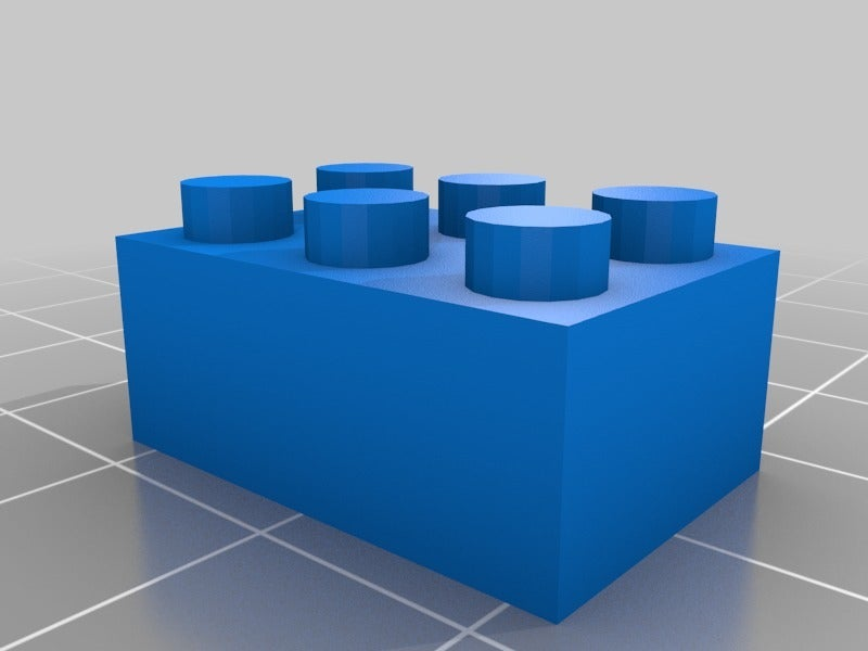 🧱 Parametric Lego-Style Bricks・Free STL File for ・Cults