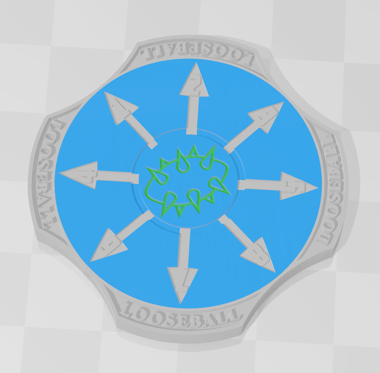 🏈 Fantasy Football Balltoken・Free STL File for ・Cults