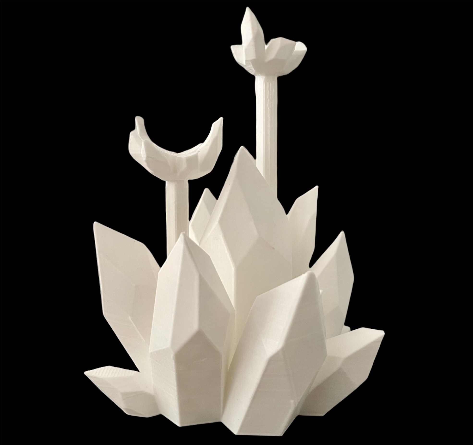 🐉 ARTICULATED DRAGON - STAND / Crystal version・ 3D File for ・Cults