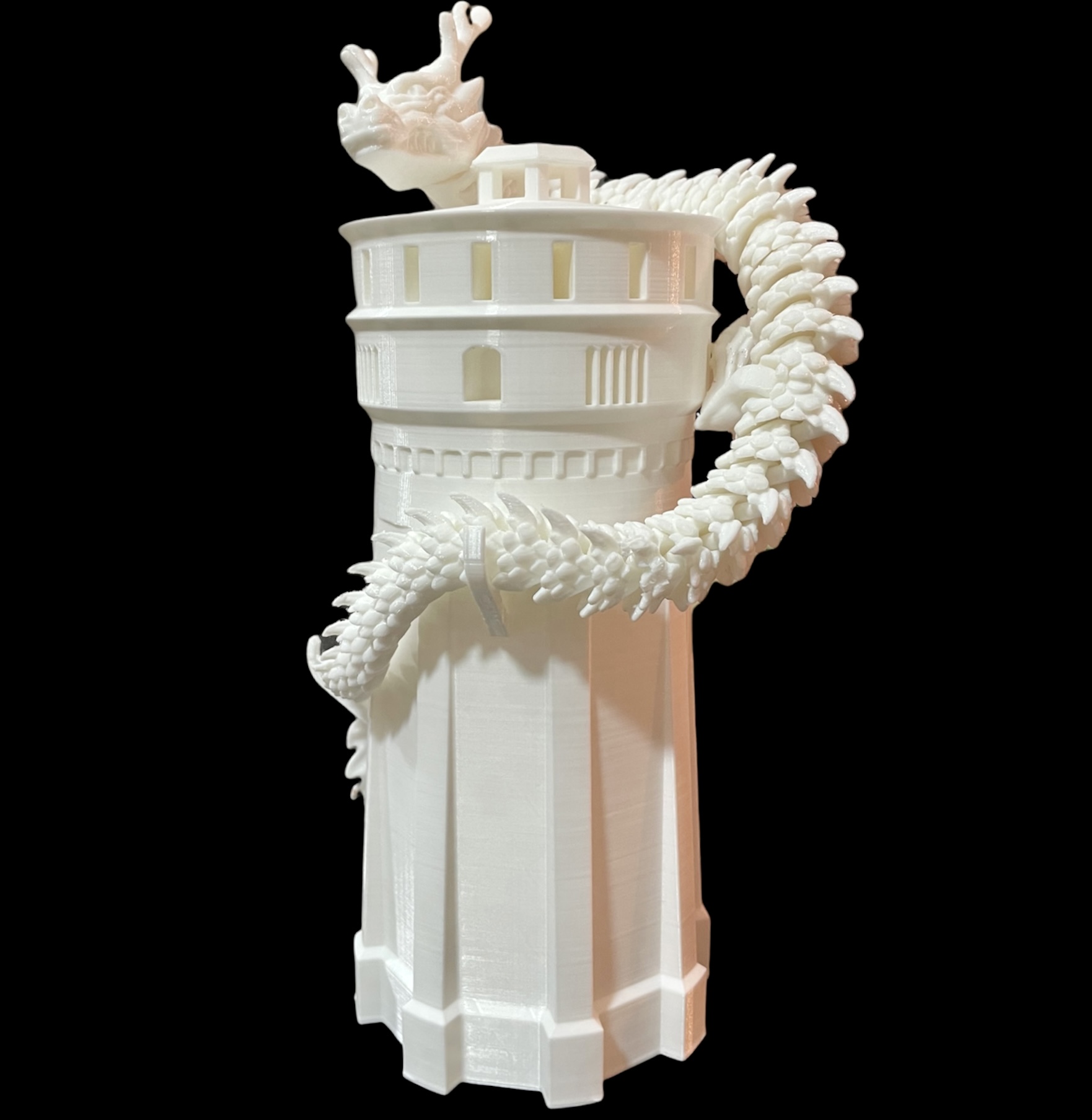 Fichier 3D DRAGON ARTICULÉ - STAND / Tour 🐉 ・Plan à imprimer en 3D à ...