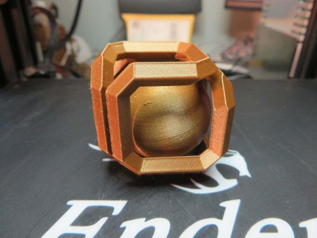♾️ Ball In Infinity Cube・Free STL File for ・Cults