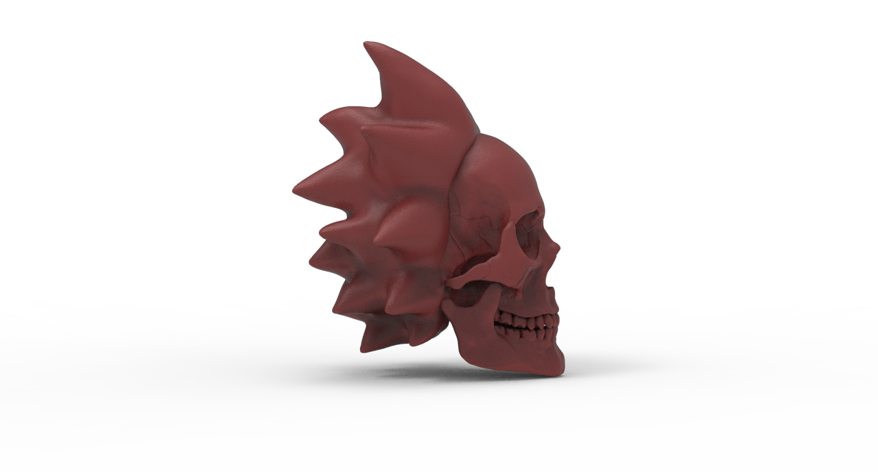 Файл STL rick skull 💀 ・Модель для загрузки и 3D печати・Cults
