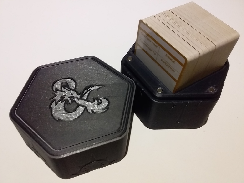 Free 3D file Hexagonal Spell Card Box 📦 ・3D print design to download・Cults