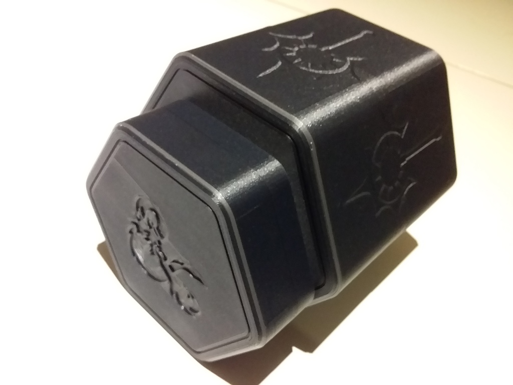 Free 3D file Hexagonal Spell Card Box 📦 ・3D print design to download・Cults