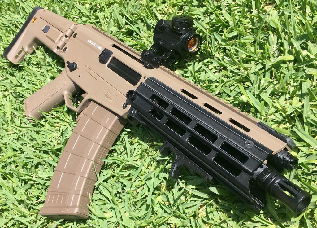 👽 ACR Gel Blaster Handguard and Gas Block・Free 3D File for ・Cults