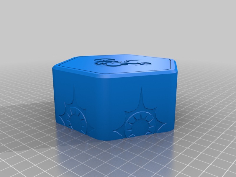 Free 3D file Hexagonal Spell Card Box 📦 ・3D print design to download・Cults