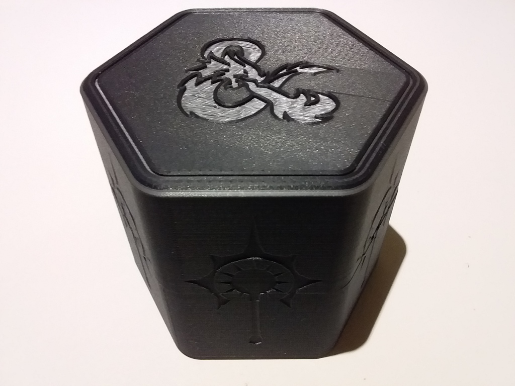 Free 3D file Hexagonal Spell Card Box 📦 ・3D print design to download・Cults