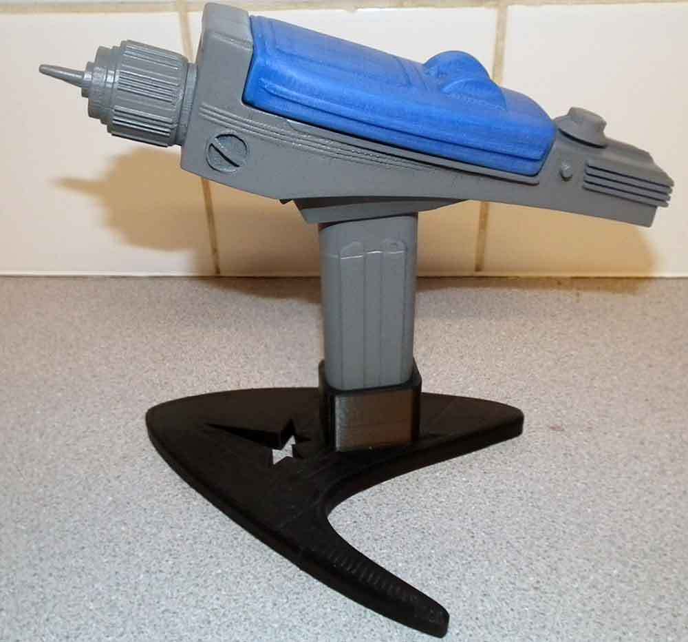 ⭐ Star Trek TOS Phaser Stand・Free STL File for ・Cults