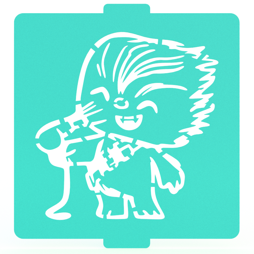 3D file Star Wars stencil set of 6 for Coffee and Baking ⭐ ・3D ...