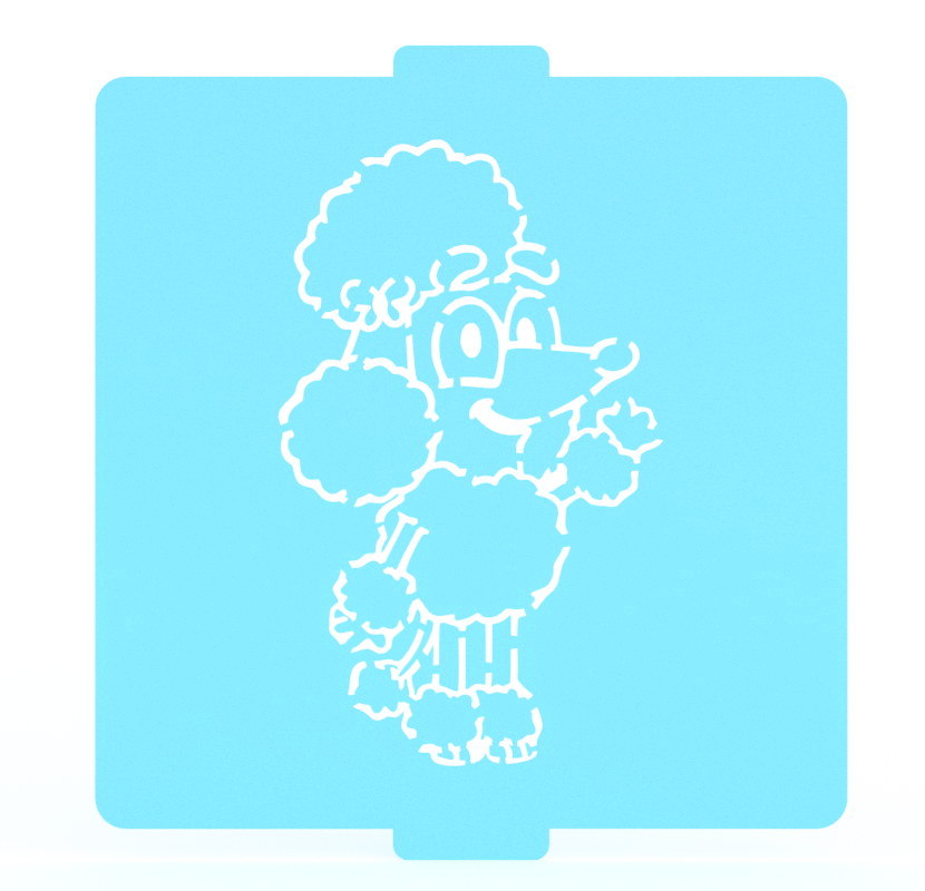 ☕ Bluey stencil set of 9 for Coffee and Baking・ 3D File for ・Cults