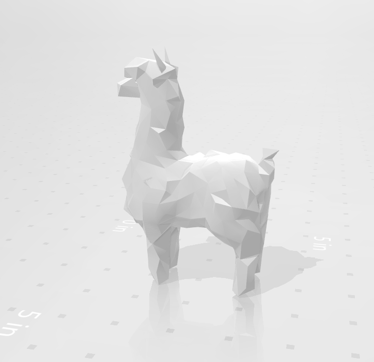 STL file Low poly alpaca 👽 ・Model to download and 3D print・Cults