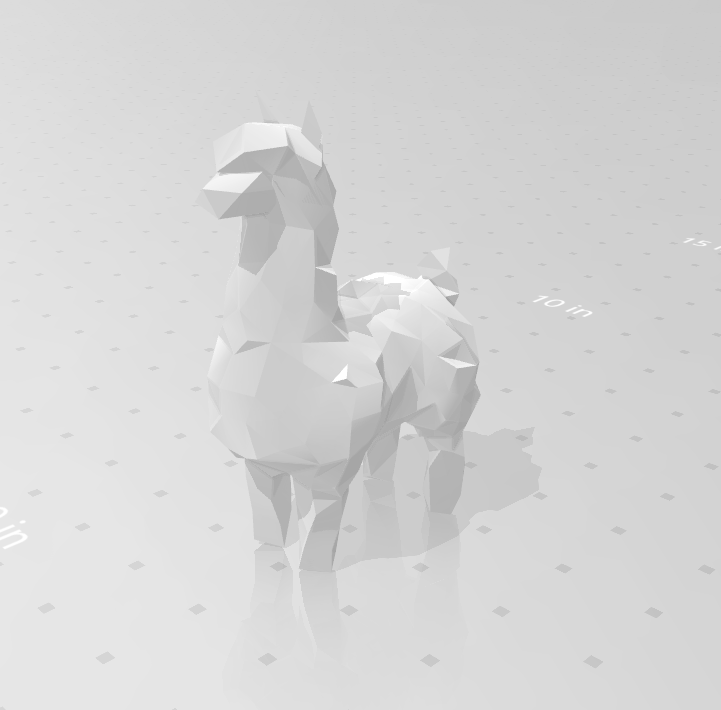 STL file Low poly alpaca 👽 ・Model to download and 3D print・Cults