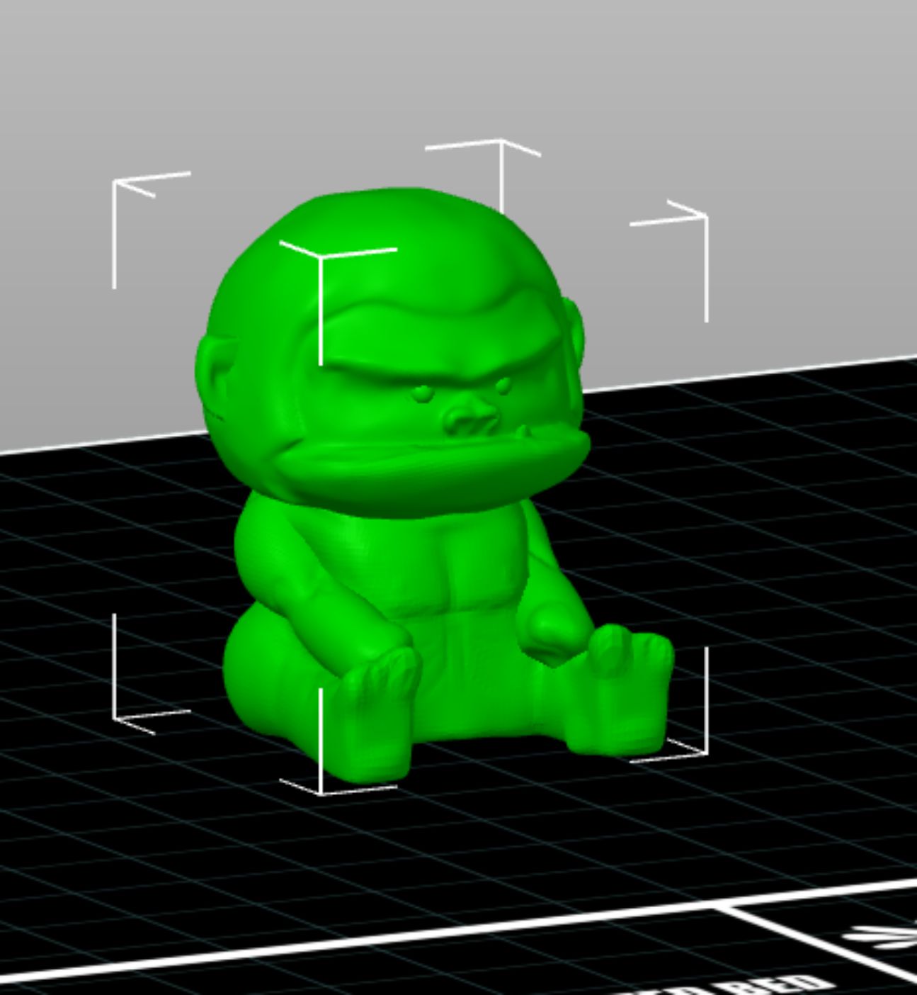 Archivo STL Simio Gorilla baby 🦍 (OBJ)・Objeto para impresora 3D para ...