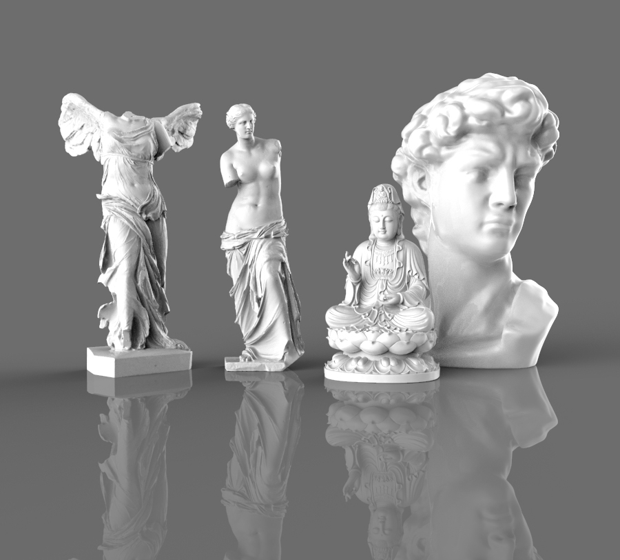 🗿 Sculpture Collection - Pack 7 Models - Museum sculptures・Free 3D File ...