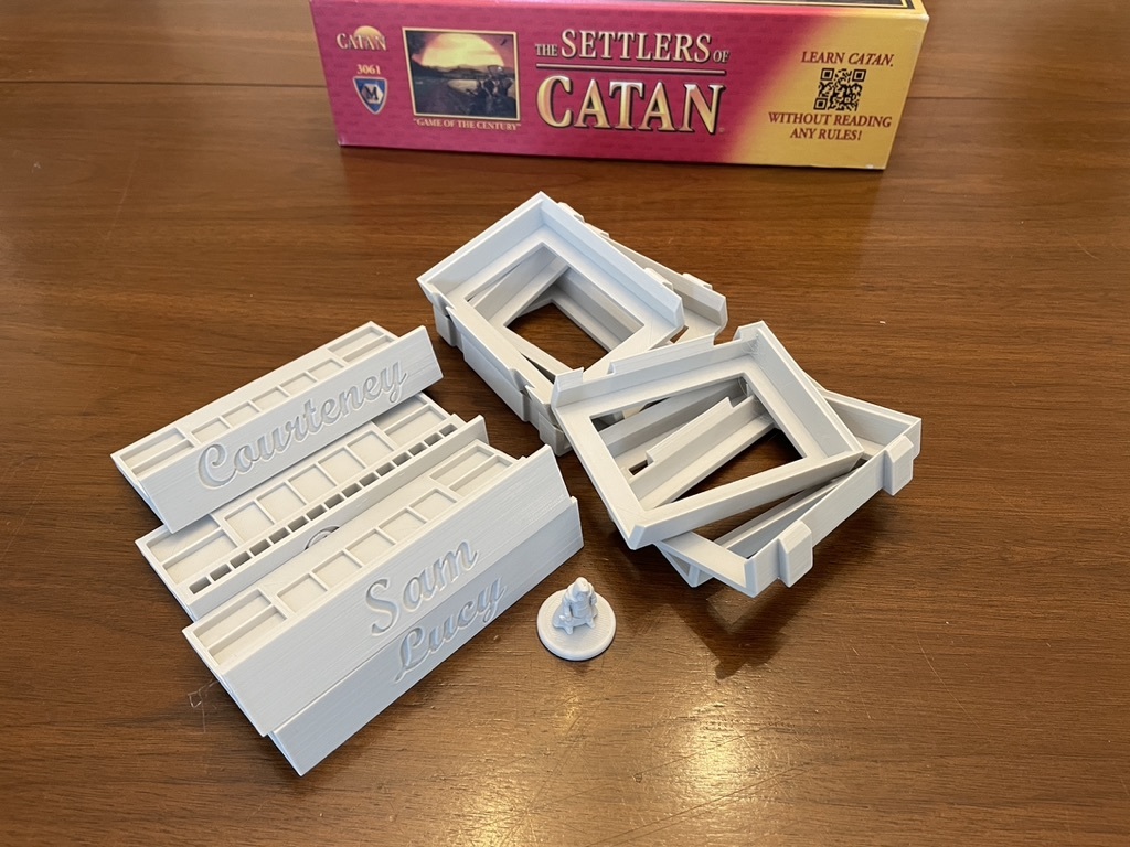 Free STL file Settlers of Catan Parts and Card Holder Set ♟ ・3D printer ...