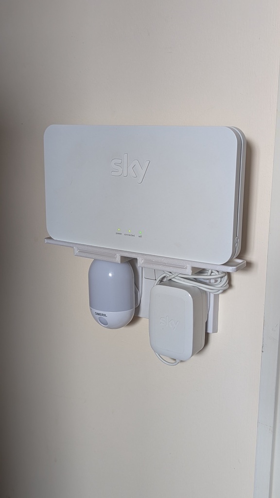Free 3D file Sky Booster/Router Plug Shelf 🔌 ・Model to download and 3D ...