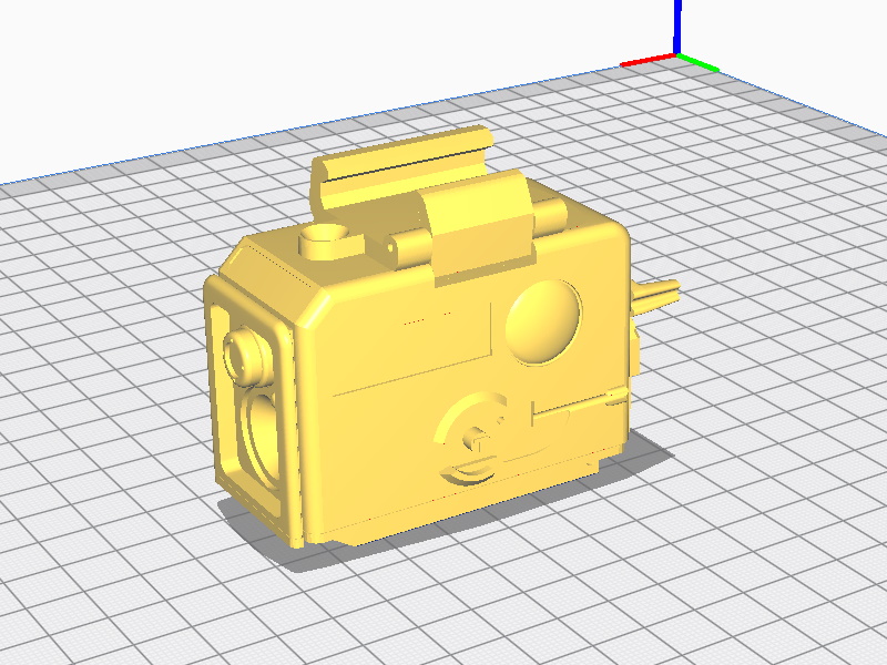 STL file Rheinmetall Defense Light Module Pistol LLM-PI Dummy Airsoft 🔫 ...
