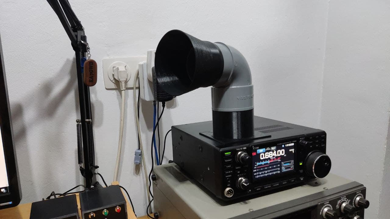 Free STL file Speaker speaker for ICOM IC-7300 🔉・3D print model to ...