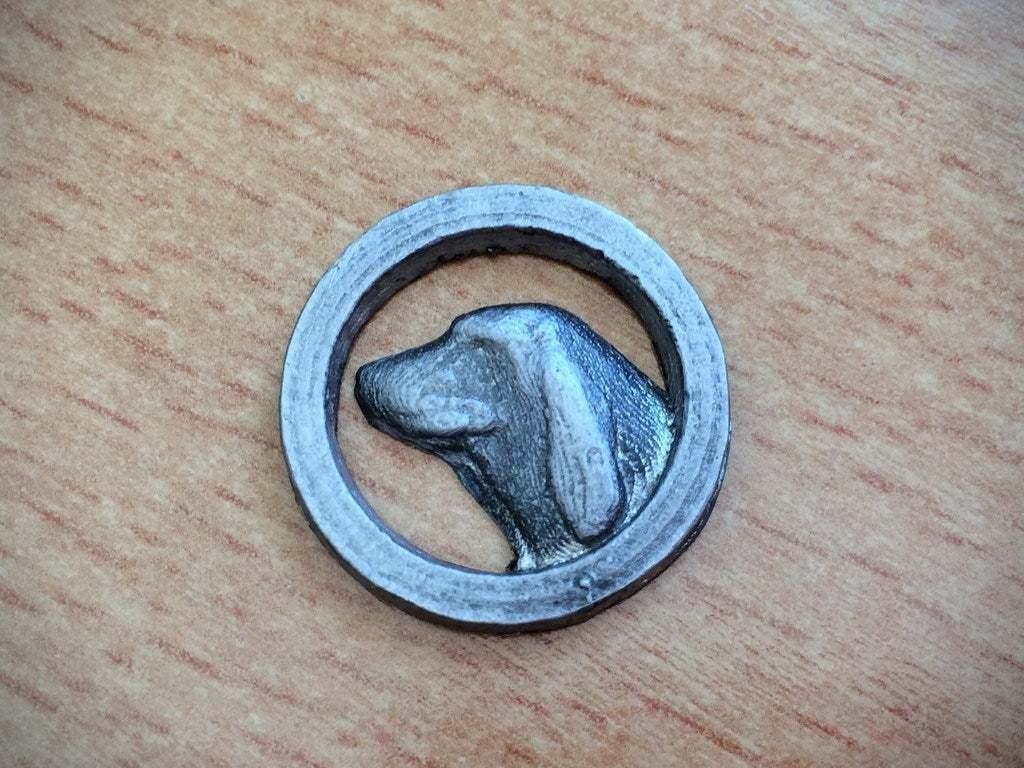 Free STL file Hunting Dog Coin 🐕 ・Object to download and to 3D print・Cults