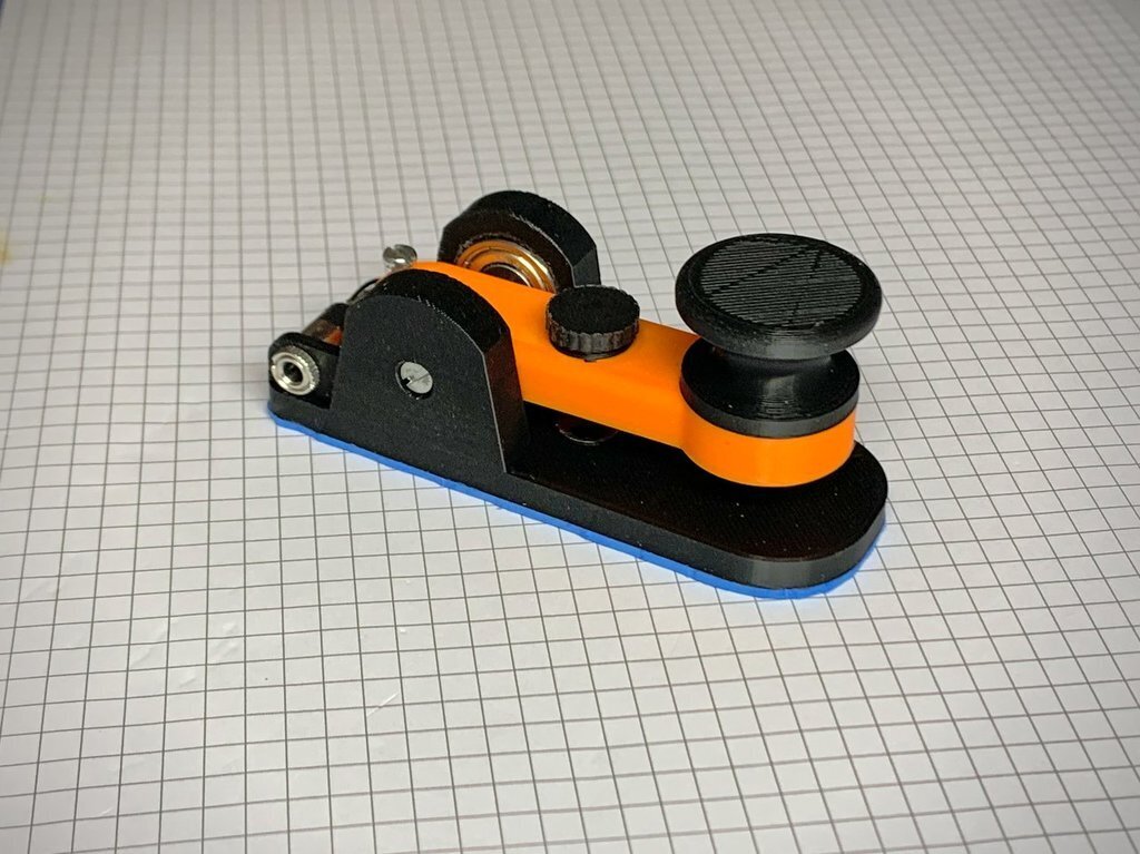 🔑 Straight Morse Key - Compact With Magnets・Free STL File for 3D ...