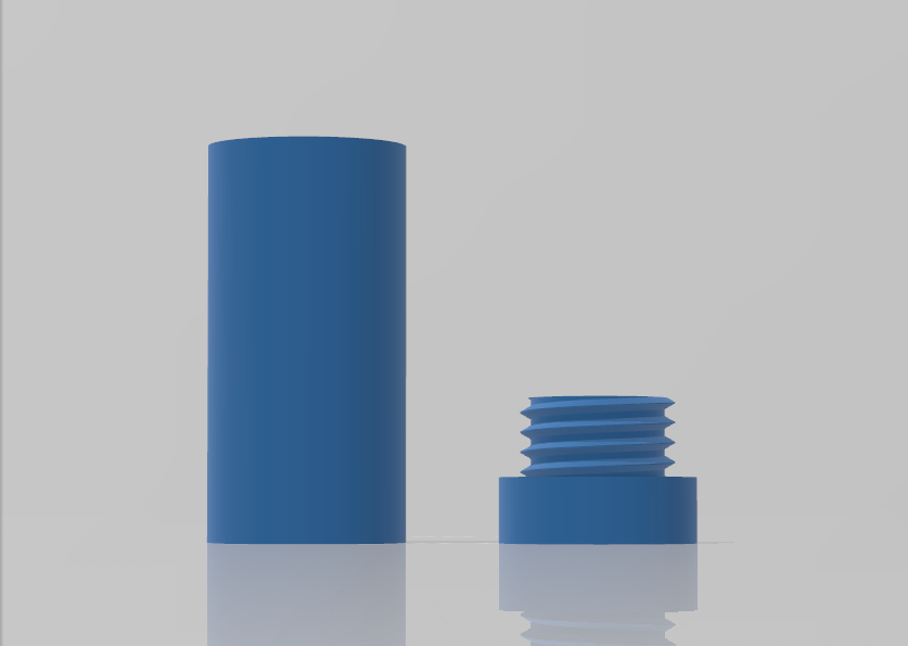 STL file Resizable Cylindric threaded Box 📦 ・3D printing template to ...