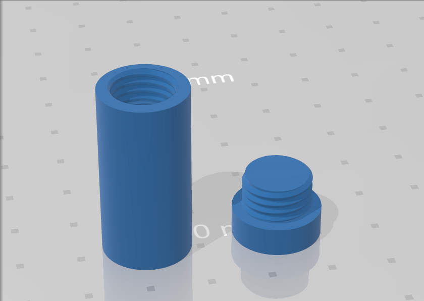 STL file Resizable Cylindric threaded Box 📦 ・3D printing template to ...