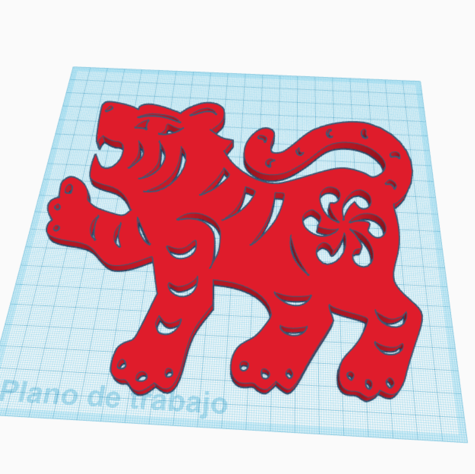 STL file Year of the Tiger 2022 / Chinese New Year 🐅 ・3D printable ...