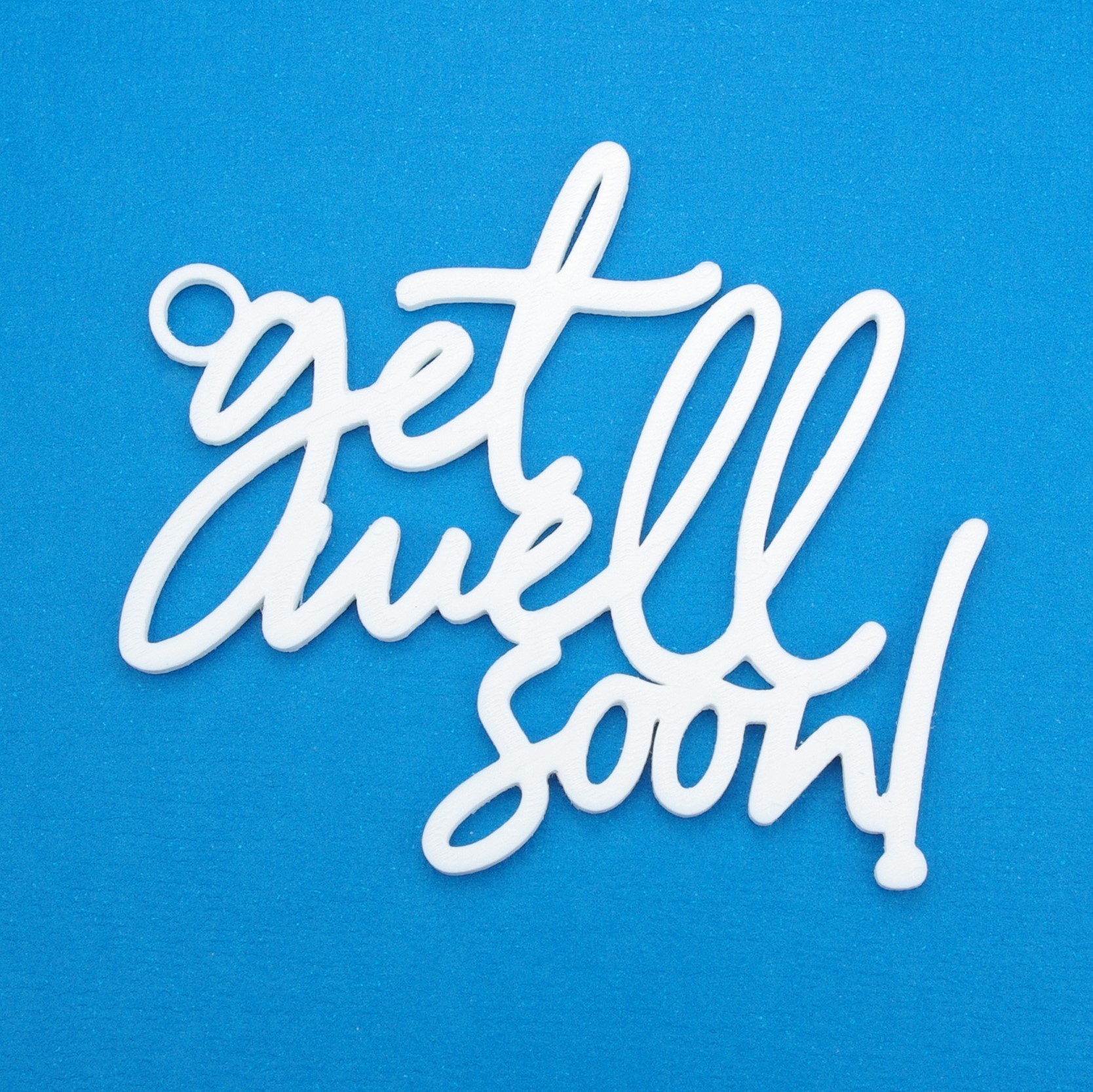 🔜 Get Well Soon Gift Tag・ STL File for ・Cults