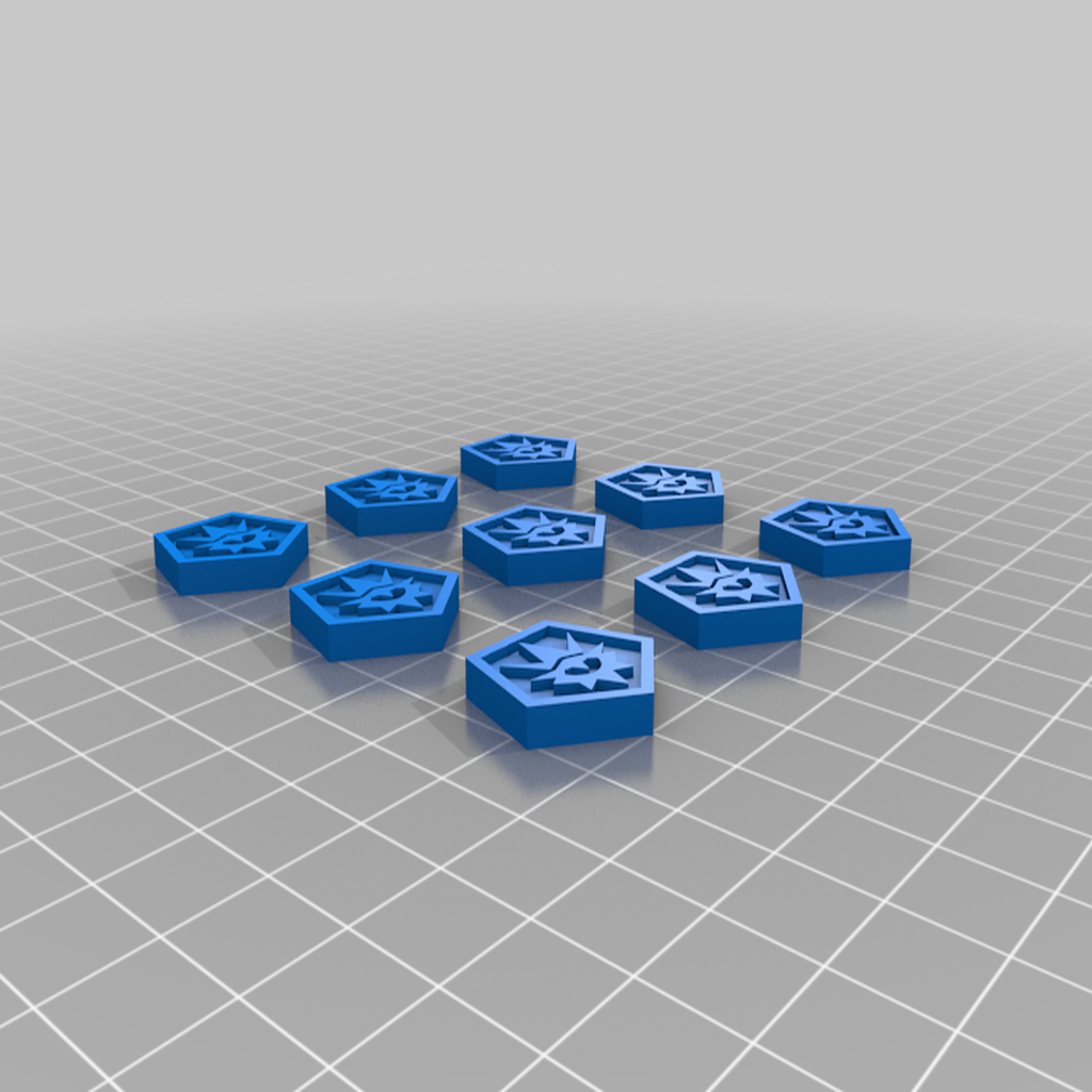 Free STL file Keyforge Enrage Tokens 🎲・3D printable model to download・Cults