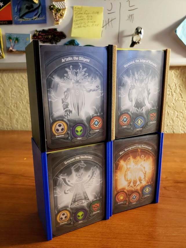 🎲 Keyforge Deck Pocket・Free STL File for ・Cults