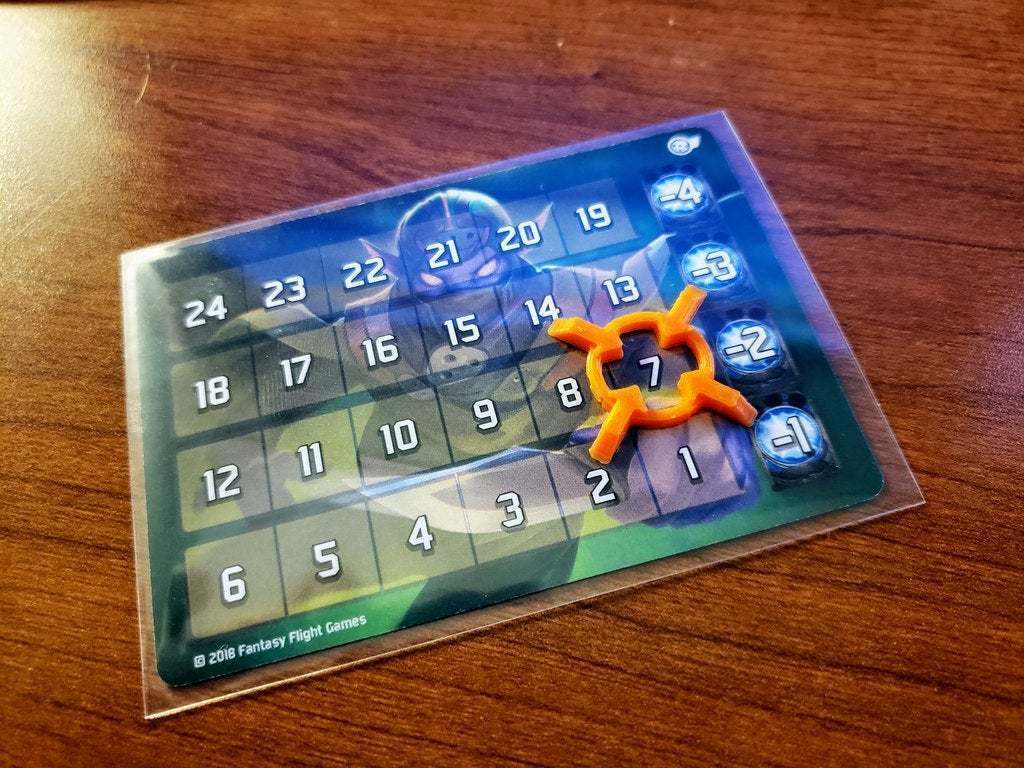 Free STL file Keyforge Chain Tracker Card Token 🎲・Template to download ...