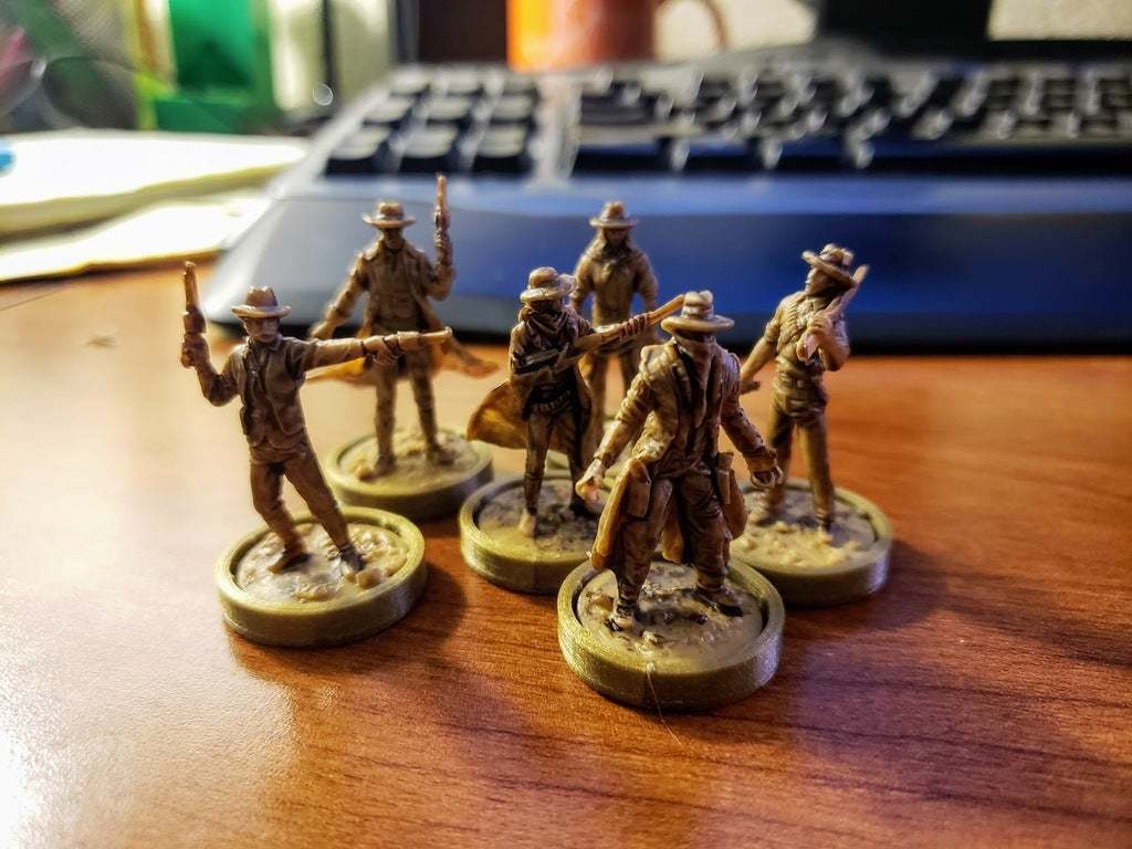 Fichier STL Stands de bandits de Western Legends 🤠 ・Modèle à ...