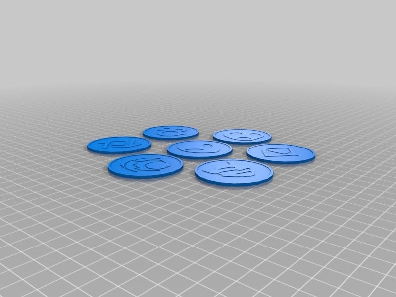 Free STL file Keyforge House Tokens 🏠 ・3D print design to download・Cults