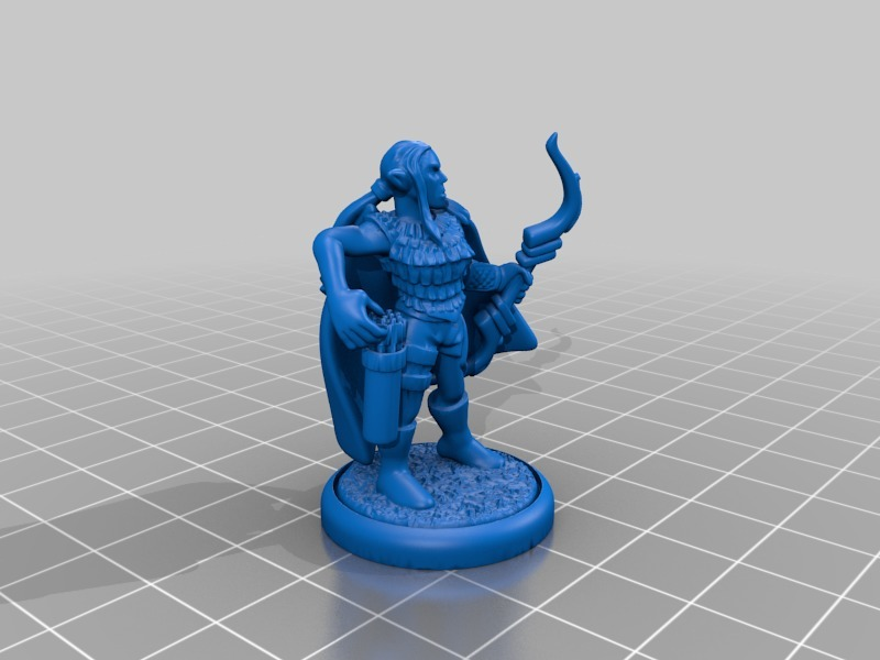 Free STL file Elven Ranger 🧝 (OBJ)・3D printable model to download・Cults