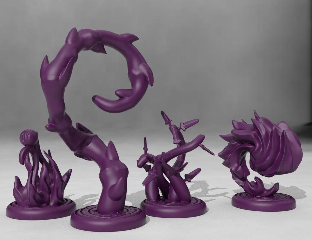 Free STL file Spell Effects Pt 2 🎲 (OBJ)・3D printing design to download ...