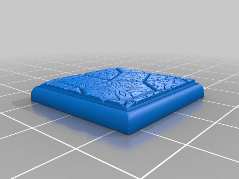 Free STL file Square Miniature Bases 🟪 (OBJ)・3D printable model to ...