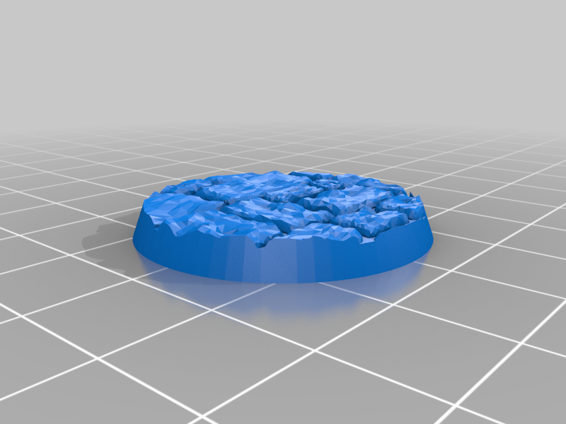 🎭 32mm Stonework Textured Bases・Free 3D File for ・Cults