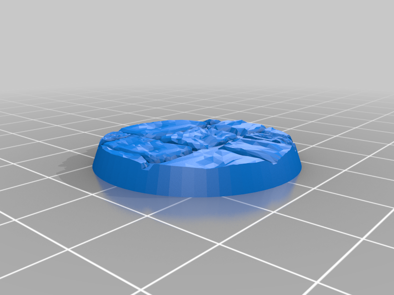 🎭 32mm Stonework Textured Bases・Free 3D File for ・Cults