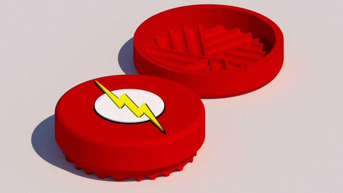 Archivo STL THE FLASH GRINDER 👽 ・Diseño para descargar y imprimir en 3D ...