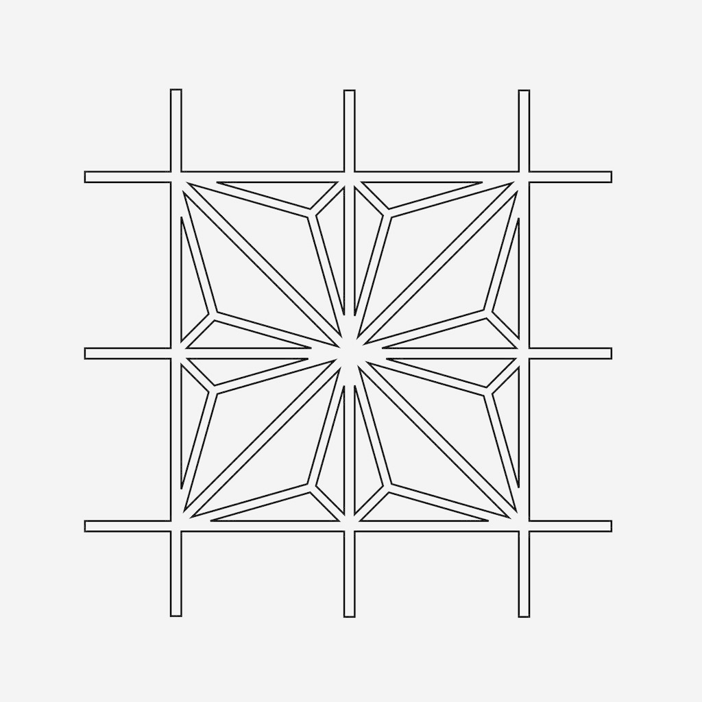 Free STL file Kumiko Design - Asanoha! 🎨 (SVG)・3D printer model to ...