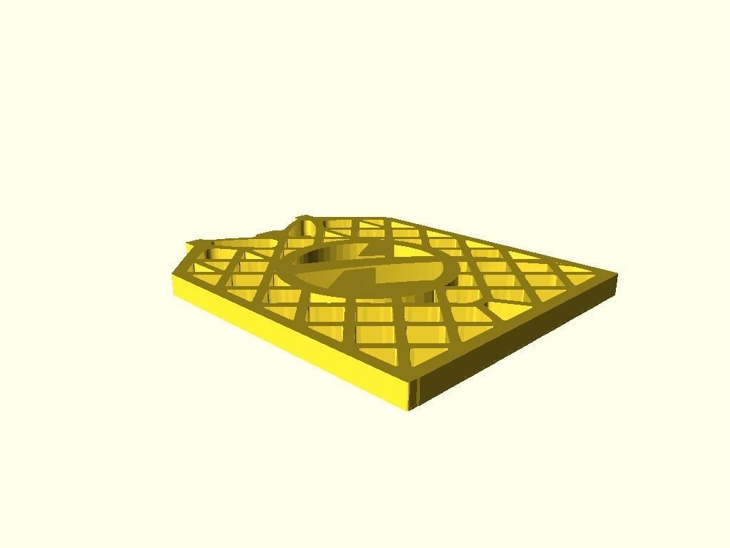 Free SCAD file Space X Grid-Fin Coaster Trivet Thingamajig! 🛰 ・Model to ...
