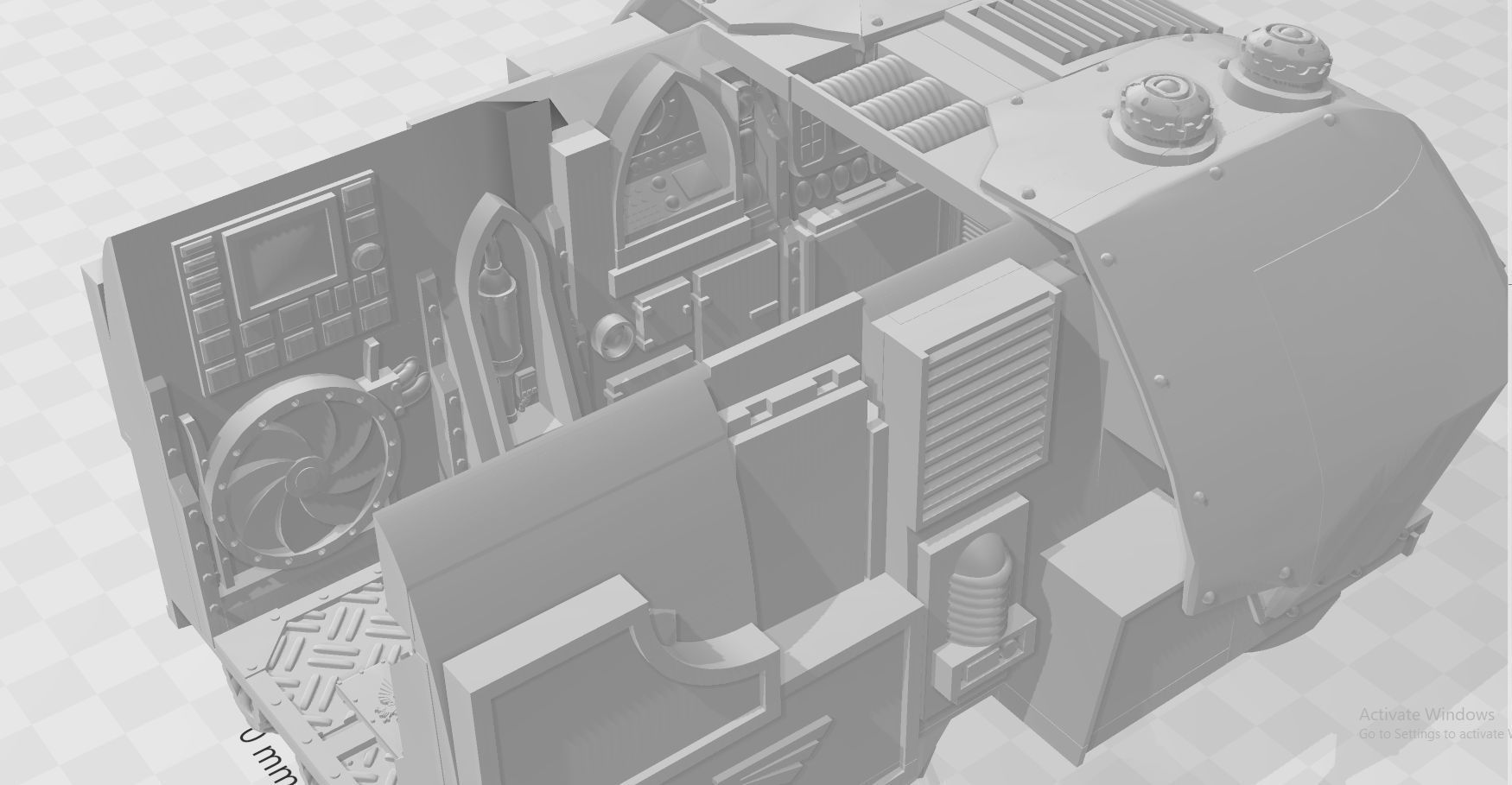 ⚔ Mars Pattern Imperial Reaver Titan Body with Internal Details 40K・ 3D ...